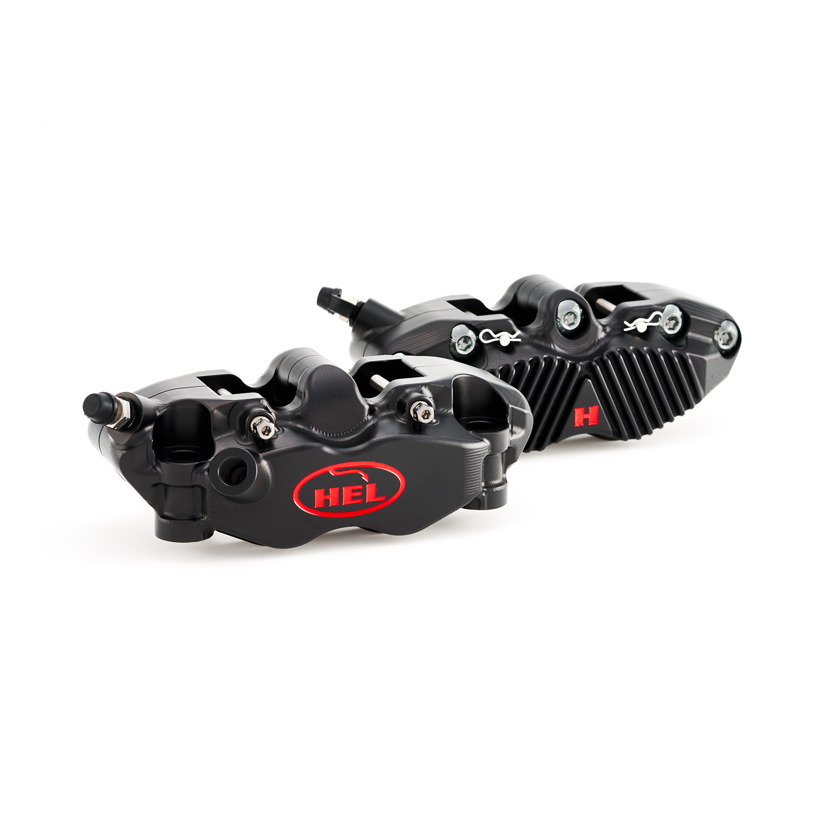 HEL V2 108mm Solid Billet 4 Piston Front Radial Brake Calipers with ...